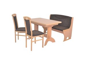 4046884096247 - möbel direkt online Sitzgruppe 4-teilig Madrid mit Wangen-Esstisch