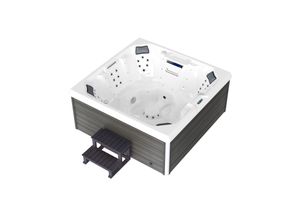 4062048017460 - TroniTechnik® Outdoor Whirlpool Spa TORCELLO 210cm x 210cm mit Heizung Hydromassage Farblicht