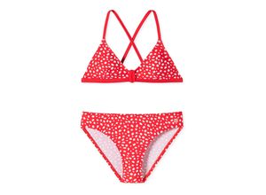 4007066255951 - Bustier-Bikini Wirkware recycelt LSF40+ Punkte rot - Diver Dreams 152