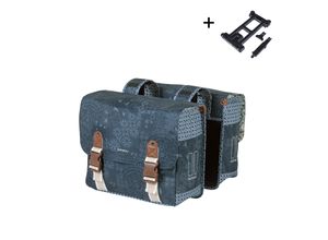8715019184475 - BASIL Doppelpacktasche Bohème - Double Bag MIK 20  indigo blau