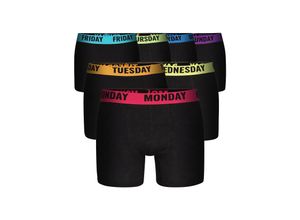 4251115781360 - Happy Shorts Herren Retroshorts Monday Sunday 7er Pack