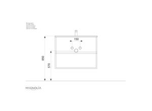 4251982655023 - Badmöbel Limes & Waschtisch 80cm 2 Greifraum SoftClose Auszüge weiß Hgl