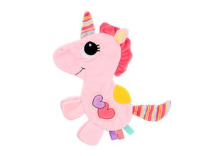 8719905721331 - Toi-Toys LITTLE STARS Baby Knistertuch – Einhorn Schmusetuch ab 0 Monaten Babytuch Baby Neugeborene
