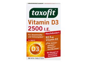 4008617047063 - Taxofit Tabletten Vitamin D3 50 g 7er Pack