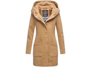 4059072414976 - MARIKOO Damen Hochwertiger Wintermantel Mantel Trenchcoat Mit Kapuze Maikoo