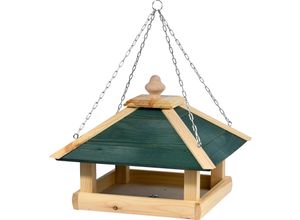 4055894447215 - dobar Vogelfutterhaus aus Holz mit Kette