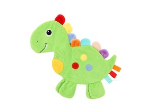 8719904721332 - Toi-Toys LITTLE STARS Baby Knistertuch Dino Schmusetuch ab 0 Monaten Kuscheltuch Geschenk Babytuch