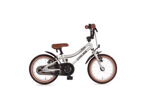 4033365997292 - 16 Kinderfahrrad LittleDax AERON silber