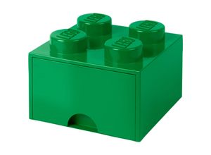 5711938029456 - Room Copenhagen Aufbewahrungsbox LEGO Brick Drawer 4 grün