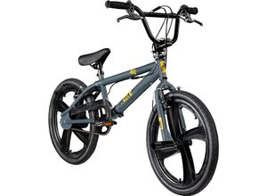 4250845959476 - MAG BMX Rad 20 Zoll Fahrrad mit Pegs Jugendliche Erwachsene mit 360° Grad Rotor BMX Bike