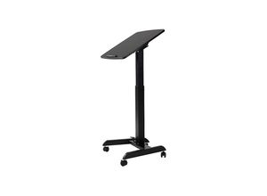7350042900688 - Höhenverstellbarer Tisch Sun-flex Easydesk Pro Monosäulen-Beistelltisch schwarz kaiserkraft