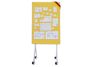 4069009589158 - Floordirekt Mobile Präsentationstafel Giant Doppelseite Filztafel 80 x 120 cm