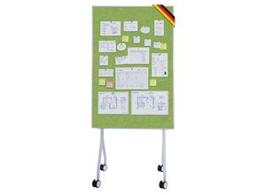 4069009589165 - Floordirekt Mobile Präsentationstafel Giant Doppelseite Filztafel 80 x 120 cm
