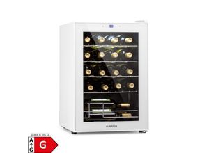 4060656527050 - Shiraz 20 Uno Weinkühlschrank 53l 20Fl Touch-Bedienfeld 5-18°C Weiß 20 Flaschen 1 Kühlzone