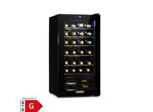 4060656526978 - Shiraz 28 Uno Weinkühlschrank 74l 28Fl Touch-Bedienfeld 5-18°C Schwarz 28 Flaschen 1 Kühlzone