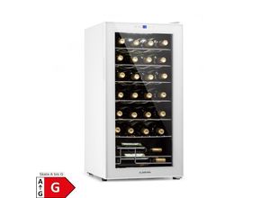 4060656527074 - Shiraz 28 Uno Weinkühlschrank 74l 28Fl Touch-Bedienfeld 5-18°C Weiß 28 Flaschen 1 Kühlzone