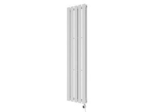 9006547610499 - Azur Handtuchwärmer Stacy Elektro Duplex Weißmatt 1000 Watt 160x372 cm