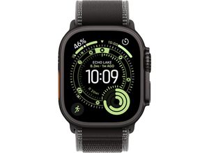 0195950610482 - Apple Watch Ultra 3 GPS + Cellular 49mm Schwarz Titanium Case mit Schwarz Kohlegrau Trail Loop - S M