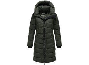 4070448062591 - MARIKOO Damen Winter Jacke Steppmantel Parka Mantel Anorak Winterjacke warm gefüttert abnehmbarer Kapuze Kaltnäschen