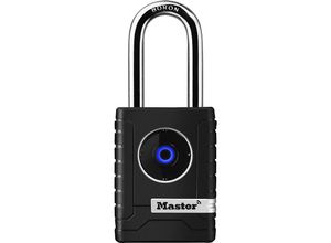 0071649365225 - Masterlock Vorhängeschloss mit Bluetooth® militärische Verschlüsselung schwarz