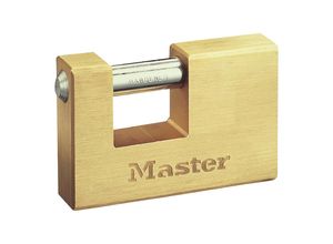 3520190093165 - Masterlock Vorhängeschloss aus Messing VE 4 Stk gold