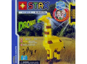 8719831530038 - Light STAX Hybrid Droning Giraffe Licht und Sound Bausteinset kompatibel mit dem STAX System