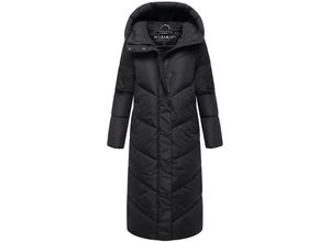 4070448071692 - MARIKOO Damen Wintermantel langer Parka Steppmantel warm gefüttert mit Kapuze Anorak Winterjacke wasserabweisend Übergangsjacke Ranjaa