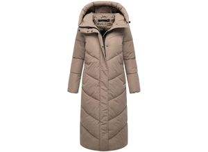 4070448072385 - MARIKOO Damen Wintermantel langer Parka Steppmantel warm gefüttert mit Kapuze Anorak Winterjacke wasserabweisend Übergangsjacke Ranjaa