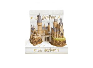 0681147013797 - 4D Puzzle Harry Potter Hogwarts Schloss fertig aufgebaut Display