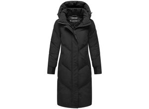 4070448076383 - MARIKOO Damen Winter Jacke Steppmantel Parka Mantel Anorak Winterjacke warm gefüttert abnehmbarer Kapuze Teonaa