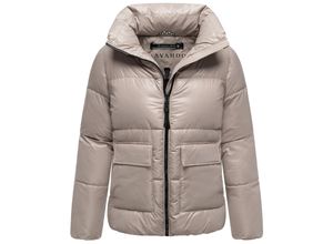 4070448055241 - NAVAHOO Damen Winter Steppjacke gesteppt Anorak Puffer Winterjacke hochschlie§ender Kragen & dicker Reißverschluss Eispracht