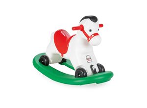 8693461075209 - Rocking Horse mit Musik - Schaukelpferd und Rutscher 2 in 1 mit Rollen bis 50 kg