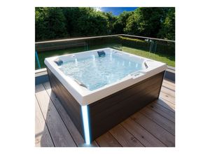 4062048017491 - TroniTechnik® Outdoor Whirlpool Spa PANAREA 210cm x 210cm mit Heizung Hydromassage Farblicht