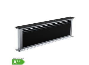 4060656533778 - Royal Flush Eco Dunstabzugshaube 840 m³ h Luftstrom kopffrei EEK A 64 dB LED Schwarz stainless_steel