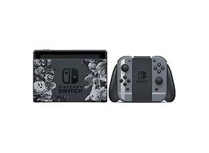 0045496452452 - Switch 32 GB [Super Smash Bros Ultimate Edition inkl Controller Grau Grau Konsole ohne Spiel] schwarz