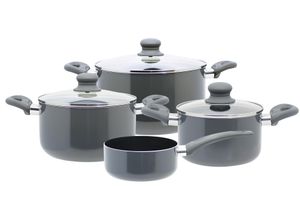 4006925912301 - Topf-Set ELO Rhino Topfset 4-teilig grau Töpfe Hitzeisolierende Softtouch Griffe
