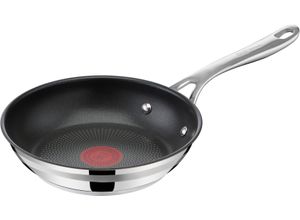 3168430318779 - Bratpfanne TEFAL Jamie Oliver Cook Smart Pfanne Induktion mit Antihaftversiegelung silber (edelstahlfarben) H5cm Ø20cm Pfannen Thermo-Signal bei idealer Bratttemperatur für alle Herdarten geeignet