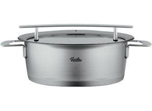 4009209393421 - Bratentopf FISSLER Phi Collection silber (silberfarben) B275cm H135cm L35cm Ø24cm Töpfe cookstar Allherdboden  Edelstahl 18 10  Made in Germany