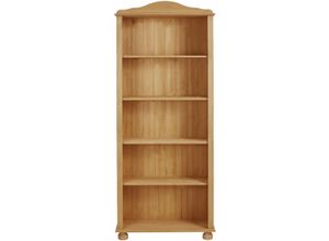 4067475317299 - Regal HOME AFFAIRE Mette Regale Gr B H T 77 cm x 181 cm x 305 cm 5 St offene Fächer beige (natur gebeizt gewachst) Home Affaire aus massivem Kiefernholz in unterschiedlichen Größen und Farben