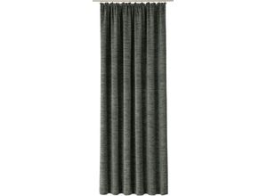 4004567394707 - Vorhang WIRTH Trondheim 328 g m² grau (grau produkt erfüllt die vorgaben zum brennverhalten für frankreich) B132cm H245cm Chenille Polyacryl Gardinen nach Maß