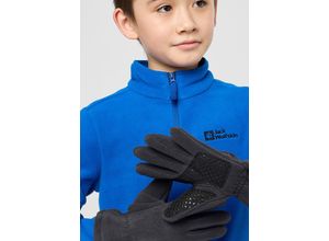4064993862652 - Fleecehandschuhe JACK WOLFSKIN FLEECE GLOVE K Kinder Gr 116 grau (phantom) Hauptmaterial 87% Polyester recycled 13% Polyester  Kontrast 100% Polyurethane Handschuhe