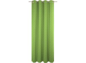 4004567381196 - Vorhang WIRTH Trondheim 328 g m² grün (apfelgrün wohnzimmer) B132cm H235cm Chenille Polyacryl Gardinen nach Maß