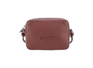 4048835250449 - Umhängetasche JOOP JEANS lettera 10 cloe shoulderbag shz Damen Gr B H T 215cm x 15cm x 6cm rot (burgundy) Lederimitat Taschen Schultertasche Tasche Damen Handtasche Damen