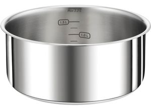 3168430336704 - Kasserolle TEFAL Ingenio Preference edelstahlfarben H942cm Ø18cm Töpfe stapelbar unbeschichtet 18 10-Edelstahl hochglanzpoliert