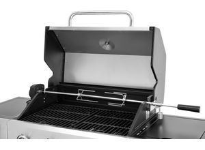 4029686448025 - Grillspieß HANSEATIC silber (silberfarben) B10cm H13cm L104cm Edelstahl Spieße 104 cm Länge