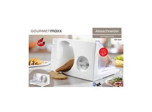 4067522075714 - Gourmetmaxx Allesschneider Gourmetmaxx  Weiß  Kunststoff  122x241x37 cm  Kochen Küchenhelfer Sonstige Küchenhelfer