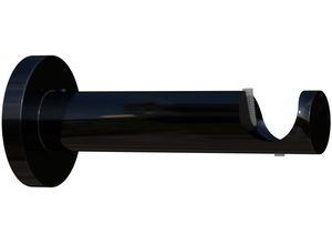 4042627405611 - Kombiträger INDEKO schwarz Ø2cm Gardinenstangenhalterungen Ø 20 mm für Vorhangstangen und Innenlaufsysteme