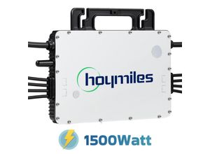 4255656237560 - Hoymiles Mikro-Wechselrichter 1500 W HM-1500 für Balkonkraftwerk & PV-Anlagen IP67 wetterfest 2 MPPT Micro Inverter Plug & Play Installation