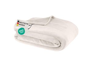 4255636666328 - NYVI Kuscheldecke Cashmere Touch - Extra Flauschig - kuschelweiche & warme Sofadecke für Herbst & Winter FarbeNatur Größe150x200 cm