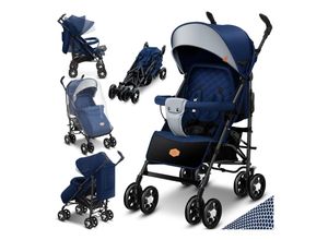 4260692715002 - KIDIZ® Kinderwagen City-Pro Buggy Kinderbuggy klappbar Liegebuggy Sportwagen Faltbar 360° 6-Zoll-Rädern Inkl Moskitonetz  Fußsack und Regenverdeck zusammenklappbar Schlaffunktion